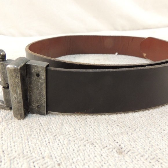 Accessories | Sz37 American Eagle Aeo Mens Belt Wide Leather Chunky Big ...